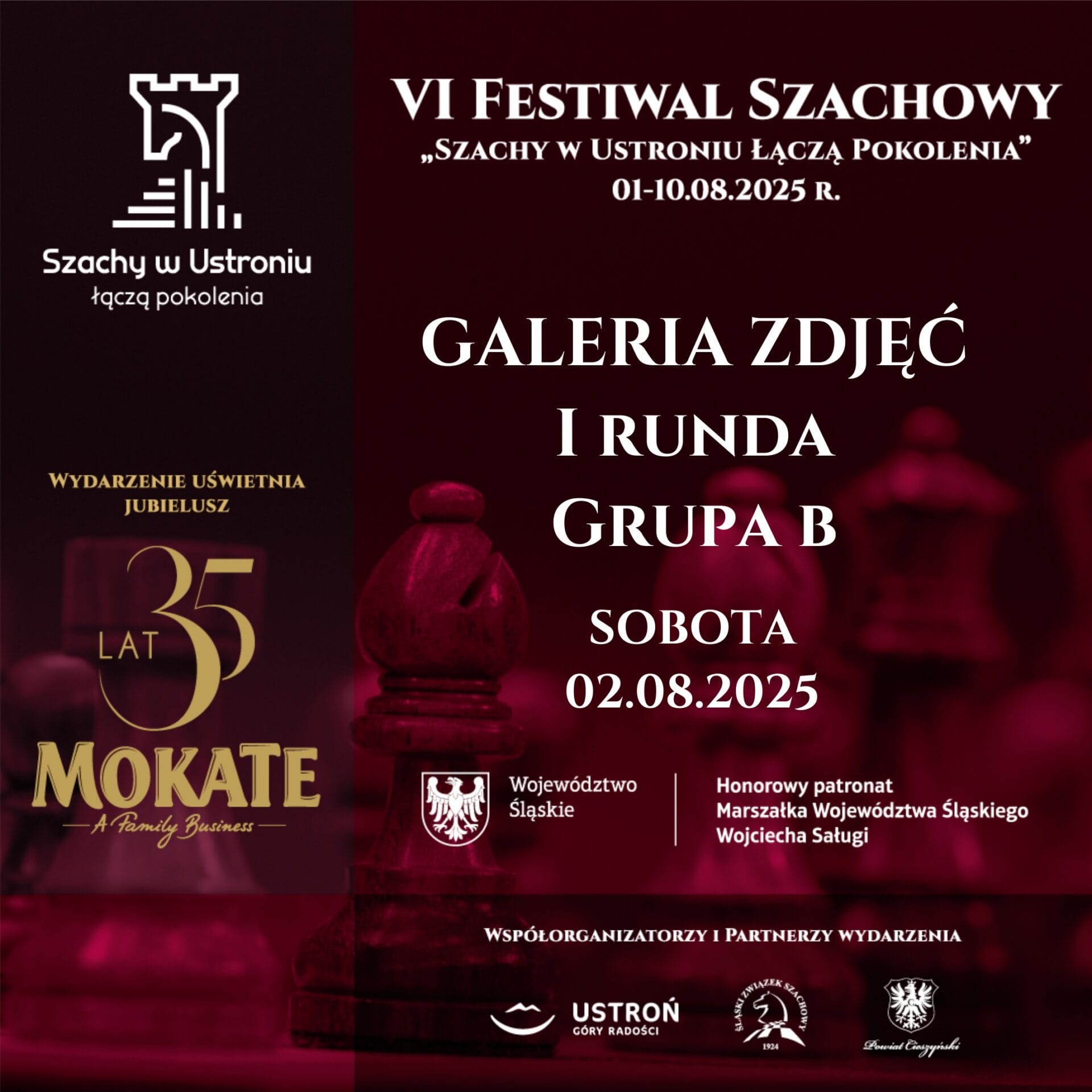 Galeria zdjęć I runda Grupa B | VI Festiwal Szachowy - Szachy w ...